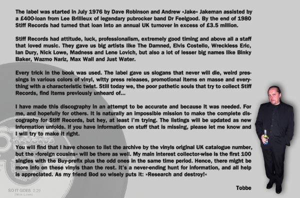 The Ultimate Stiff Record